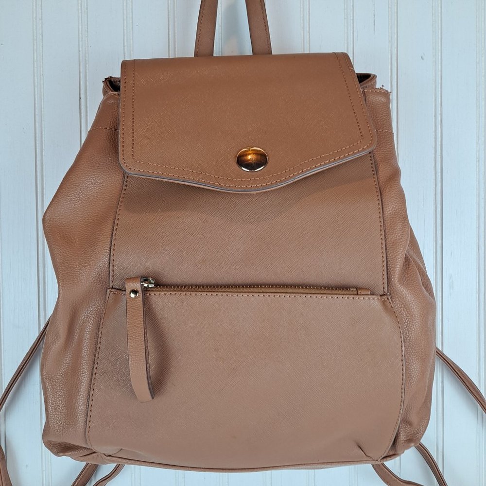 Clarks Brown Leather Backpack - Gem